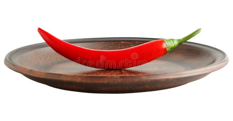 Red Chili Pepper stock image. Image of vegetable, plate - 50643581