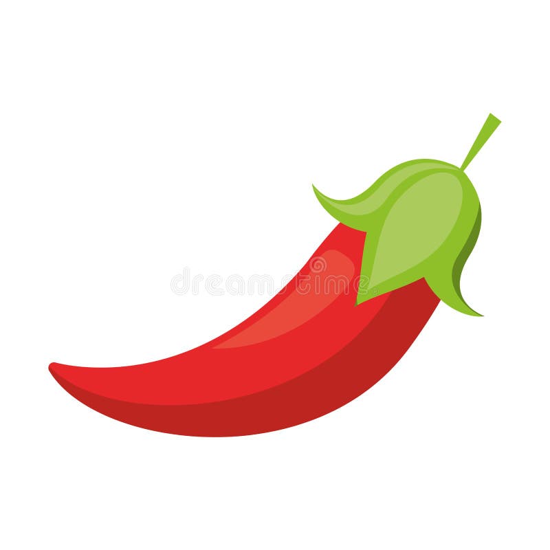 Chilli Rough Stylized Print. Vector Logo. Stock Vector - Illustration ...