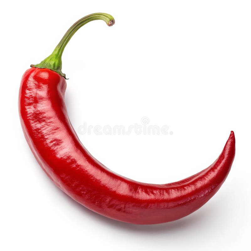 Red Chili Pepper Curved Composition, High-Res Image, Spicy Concept ...