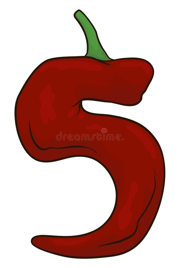 Number Chili Pepper Stock Illustrations – 331 Number Chili Pepper Stock ...