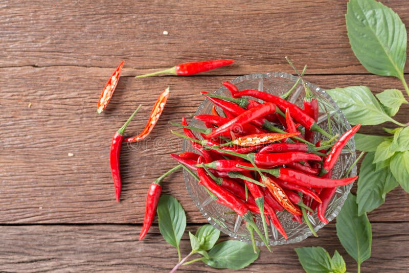 Red Chilli Pepper. Top View. Stock Image - Image of ingredient, cayenne ...
