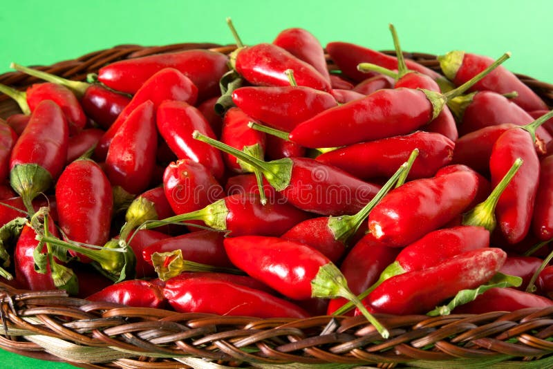 Red Chili Peppers stock photo. Image of food, gourmet - 16297652