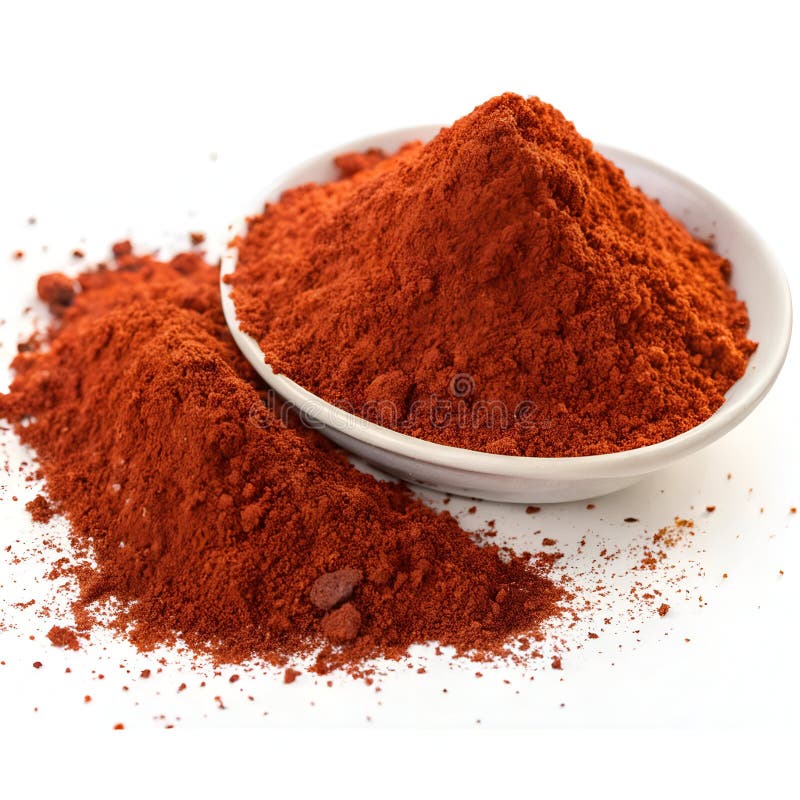 Red Chili Powder â€ Ground Spice Isolated Stock Illustration ...