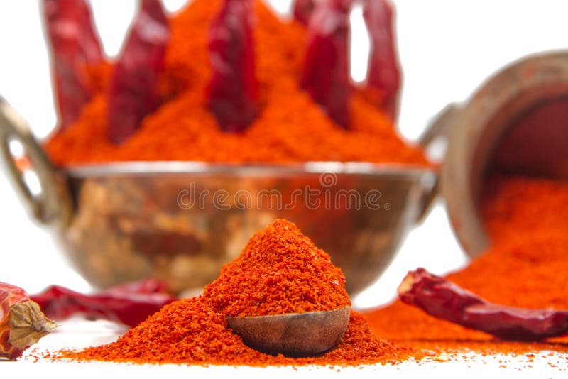 Red chili powder stock photo. Image of chillies, capsicum - 152798944