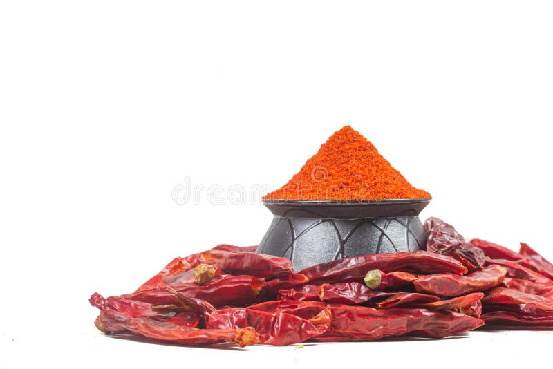Red chili powder stock photo. Image of flavouring, india - 152799526