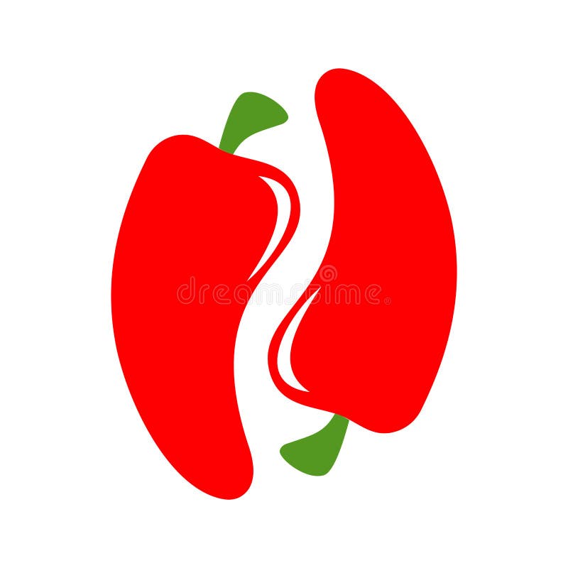 Hot Spicy Chilli Chicken Logo Icon Stock Vector - Illustration of fast ...