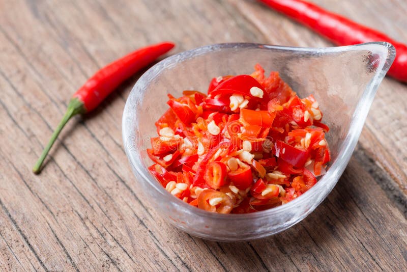 Chopped red chilli stock image. Image of fire, chop, vegetable - 19098203