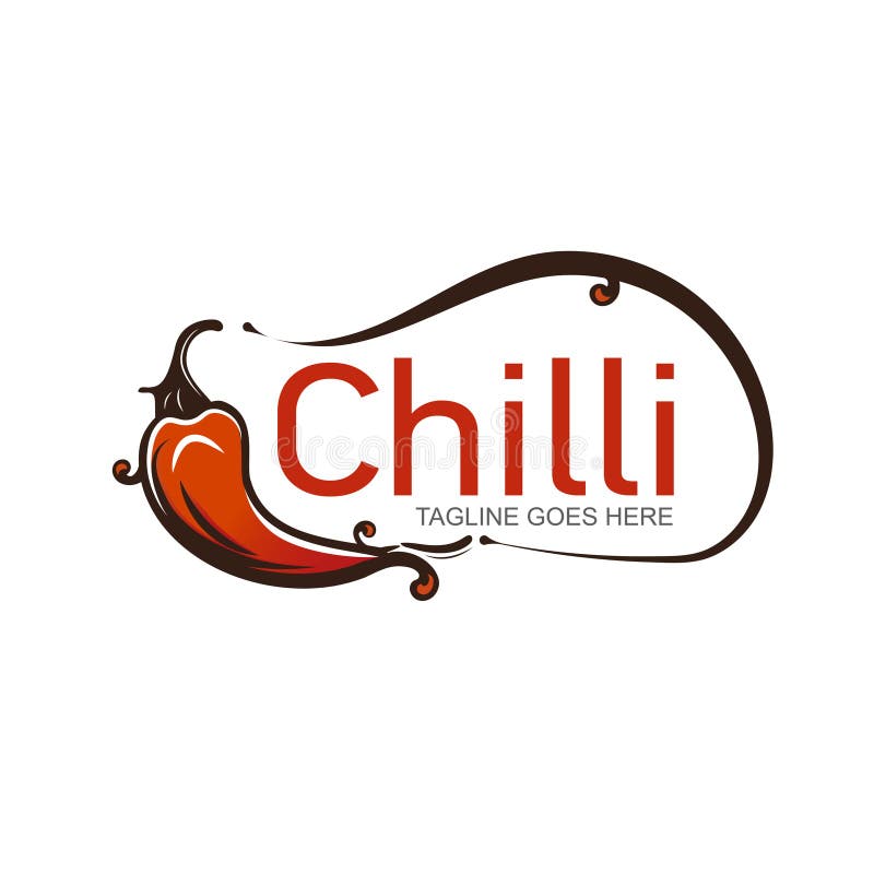 Red Chili Logo Design Vector Stock Vector - Illustration of vector ...