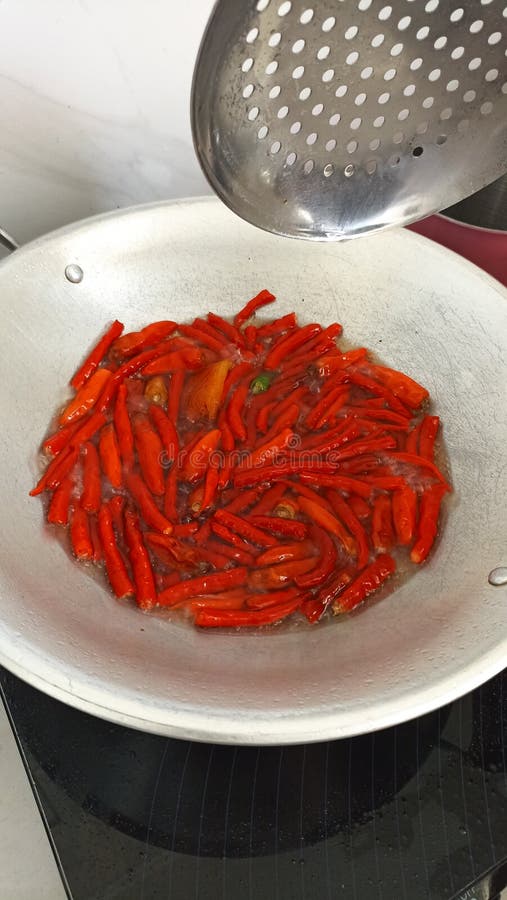 Red Chilli Papper Fried Hot Stock Image - Image of papper, chilli ...