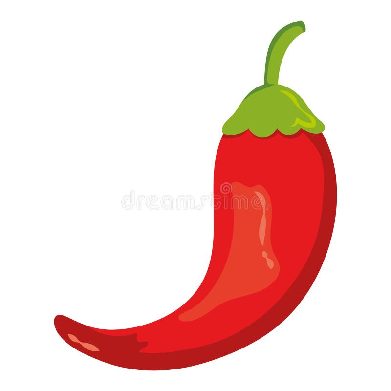 Red chilli pepper stock vector. Illustration of spicy - 300275702