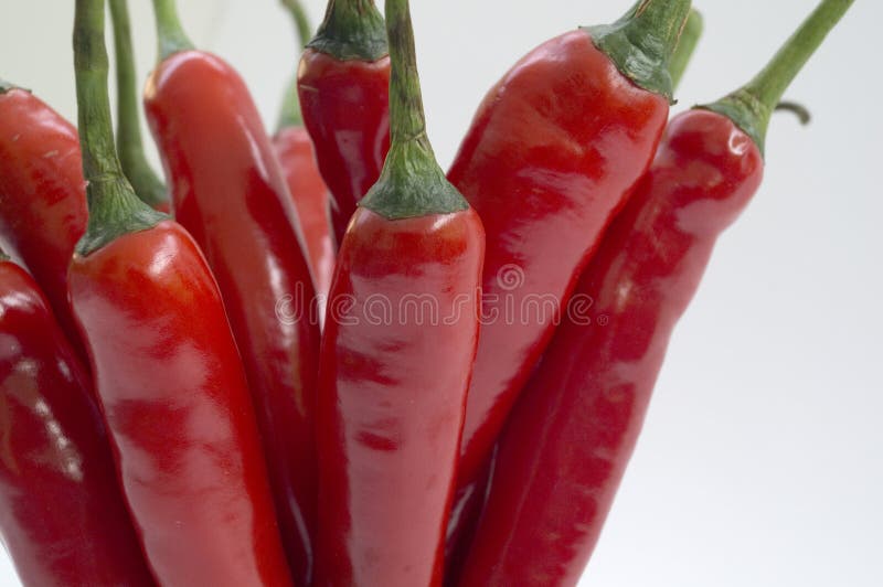 Red Chilli Peppers stock image. Image of peppered, atop - 40667327
