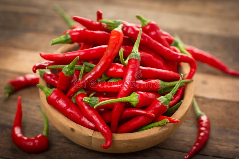 Red chilli peppers stock photo. Image of pepper, chilli - 43638354