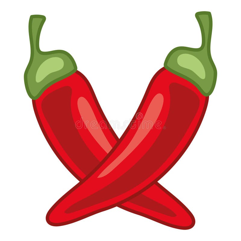 Red chilli peppers stock vector. Illustration of design - 300027143