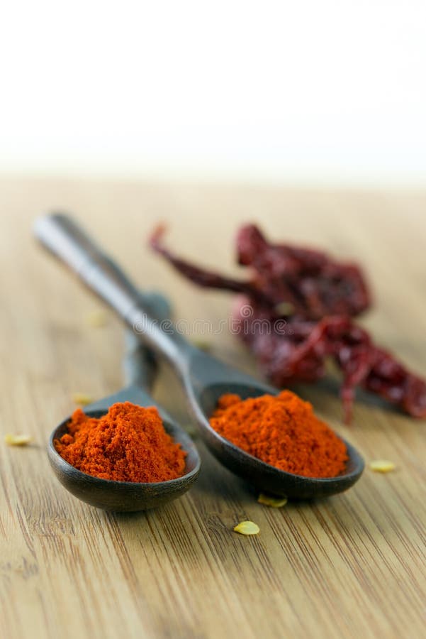 Red chilli powder stock photo. Image of isolated, culinary - 37689990