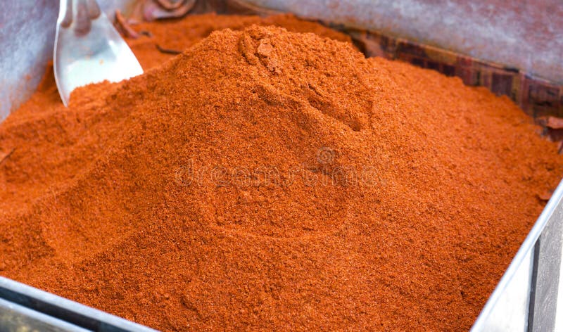 Red Chilli Powder stock image. Image of ingredient, pattern - 105483273