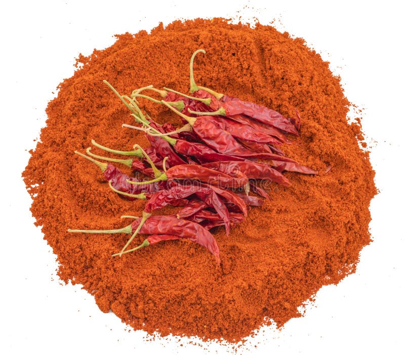 Red Chilli Powder stock image. Image of clear, heap - 105608085