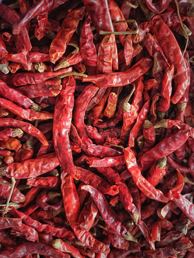 Red Chilli Vegetables Items Stock Image - Image of items, cooking ...