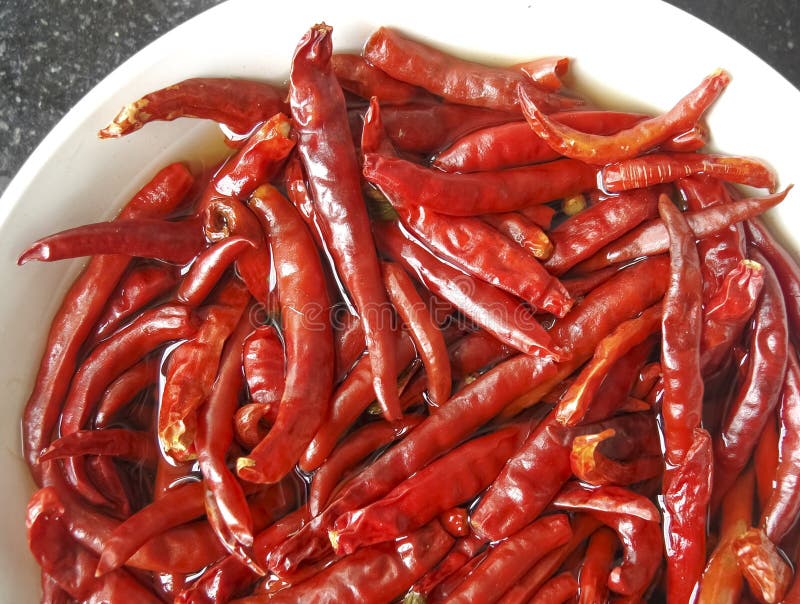 Red Chilly Dried Cayenne Pepper Stock Photo - Image of east, herbal ...