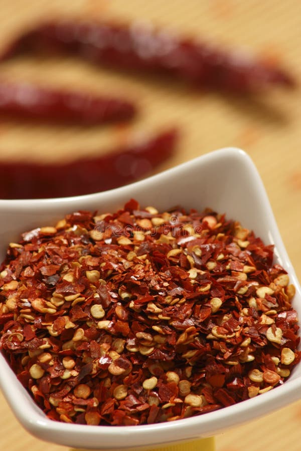 Red Chilly Flakes stock image. Image of indian, seeds - 38543827
