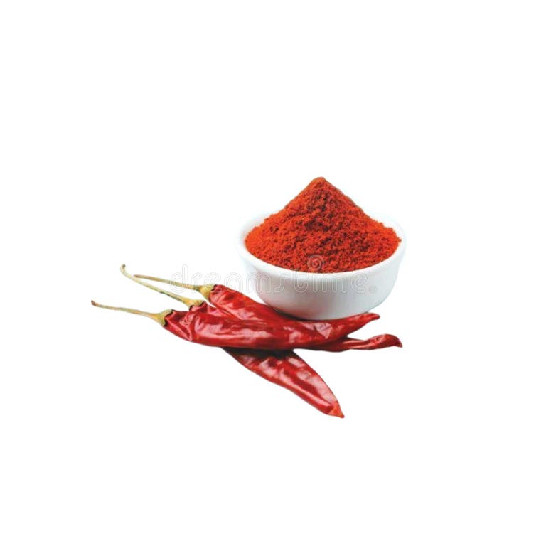 Red Chilly Powder.chilly Powder with Red Chilly Stock Photo - Image of ...