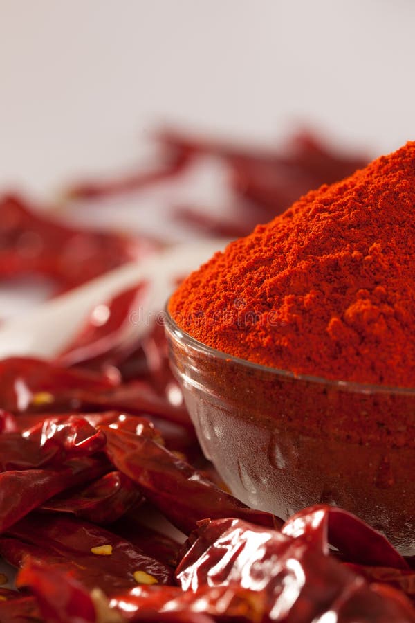Red Chilly powder. stock photo. Image of powder, india - 38458812