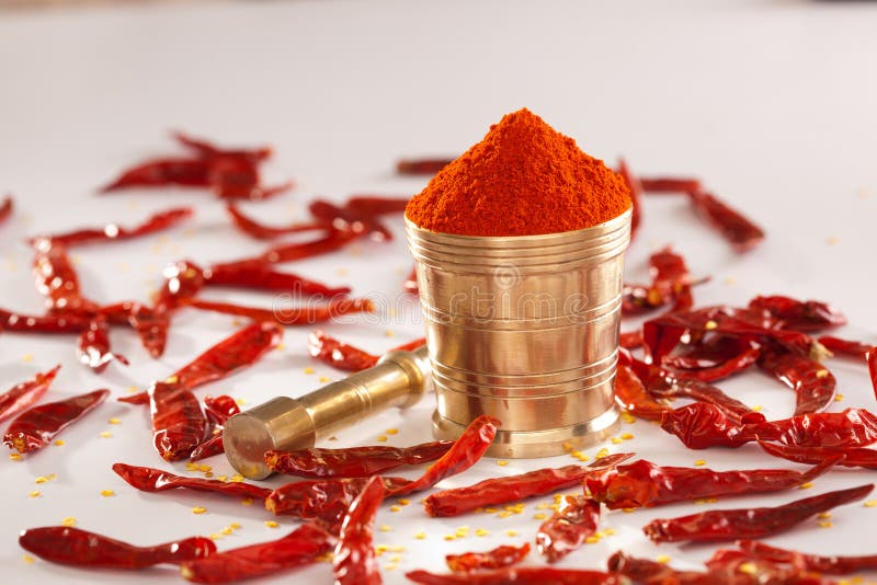 Red Chilly powder. stock image. Image of chilly, chilli - 38458967