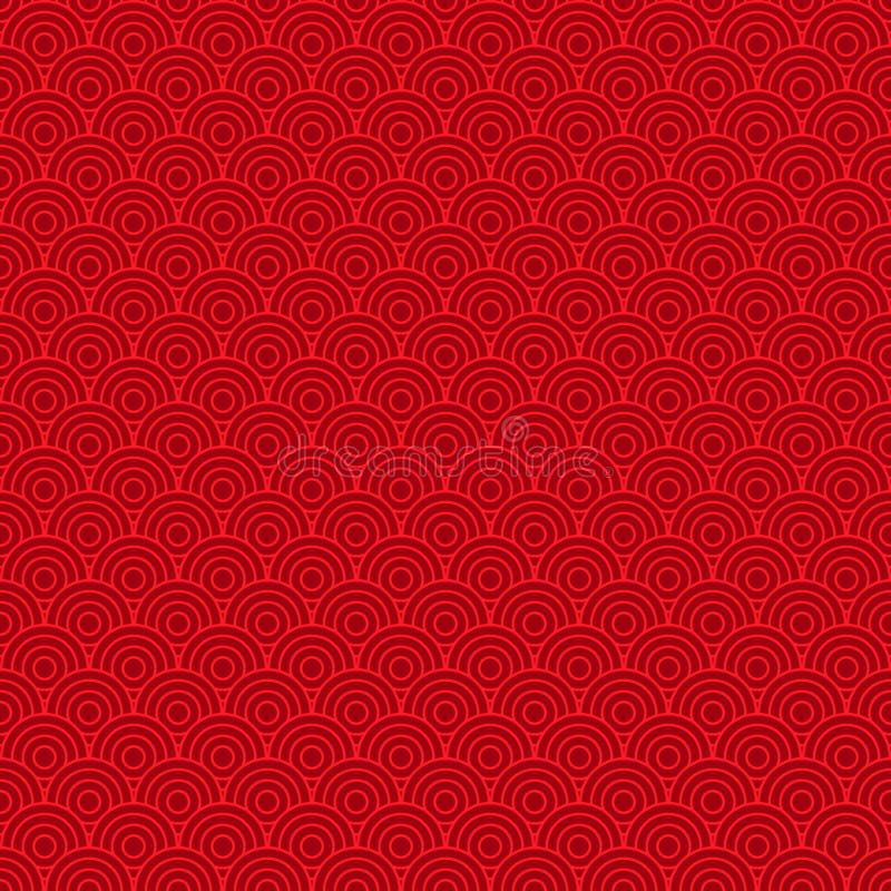 Red Chinese Background Pattern Seamless Stock Vector - Illustration of ...