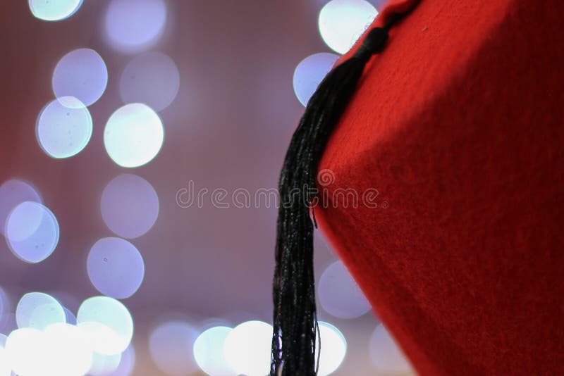 Red Chinese Cap With Black Tassel Picture. Image: 116854086