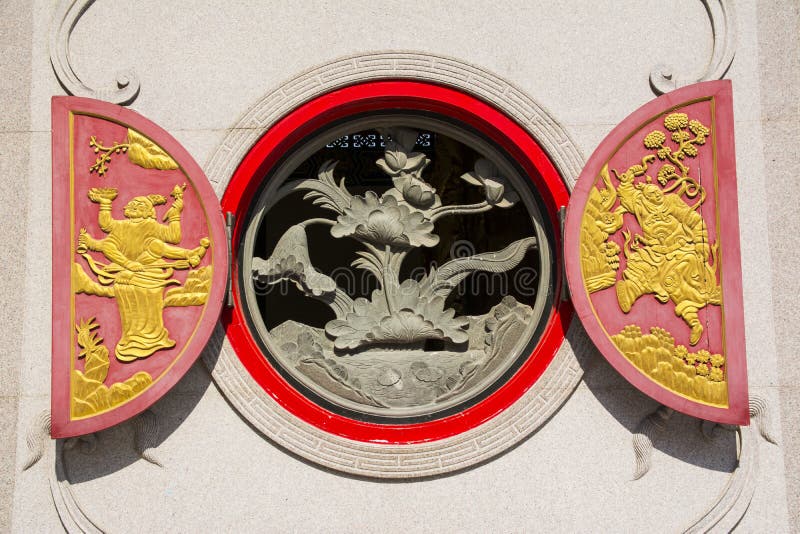 118 Chinese Red Circle Window Stock Photos - Free & Royalty-Free Stock ...