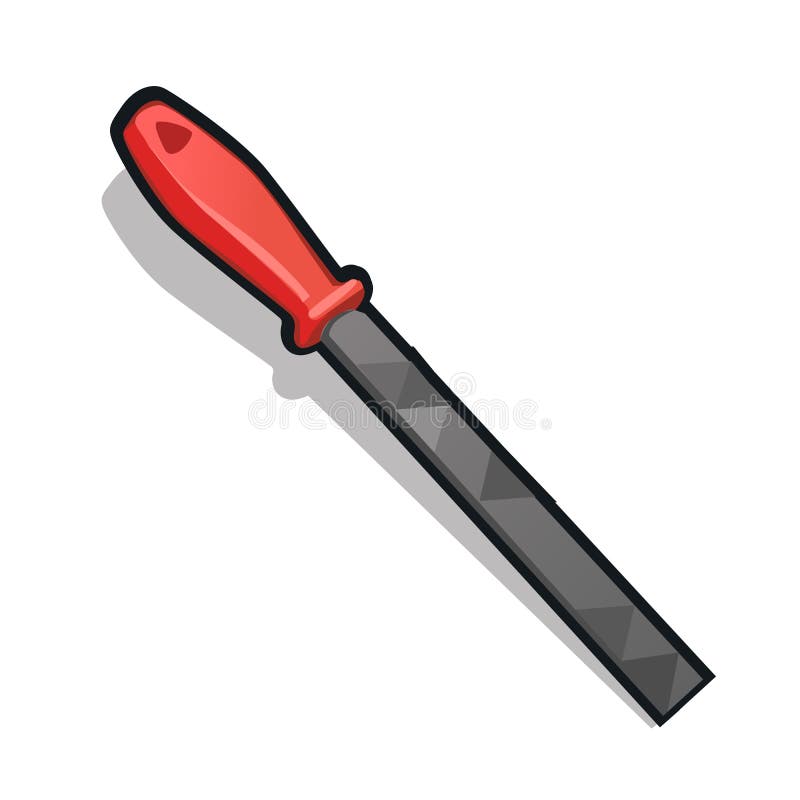 Red Chisel, Working Tools Vector Series Isolated Stock Vector ...