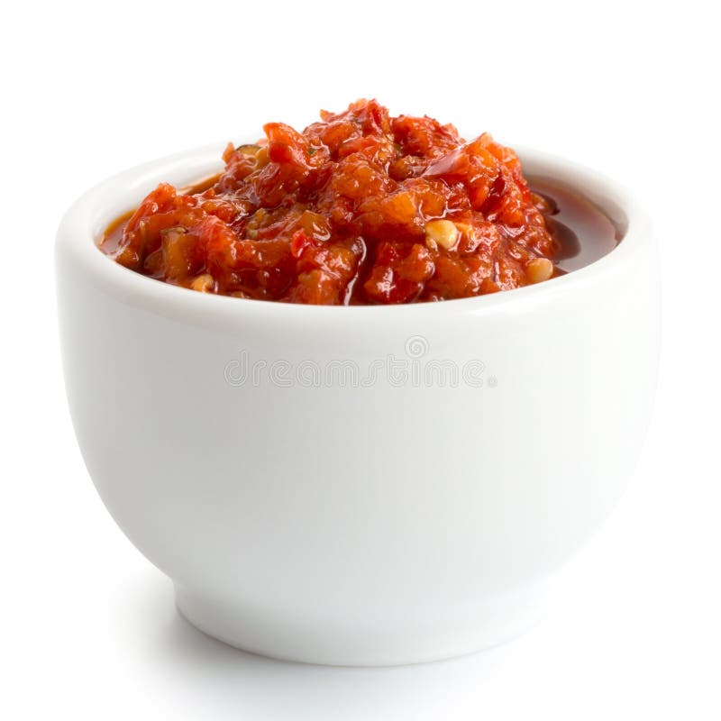 Red Chopped Chilli Peppers in Oil. Stock Photo - Image of closeup ...