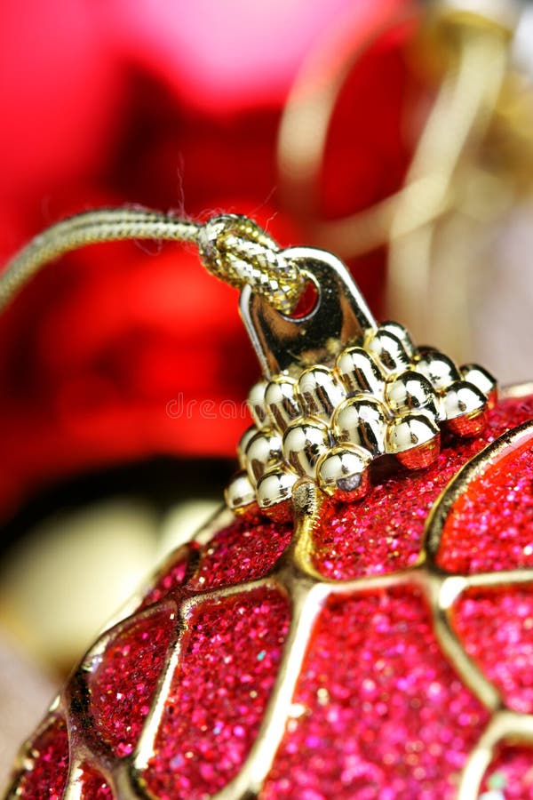 Red christmas ball stock image. Image of decor, ball, december - 6508367