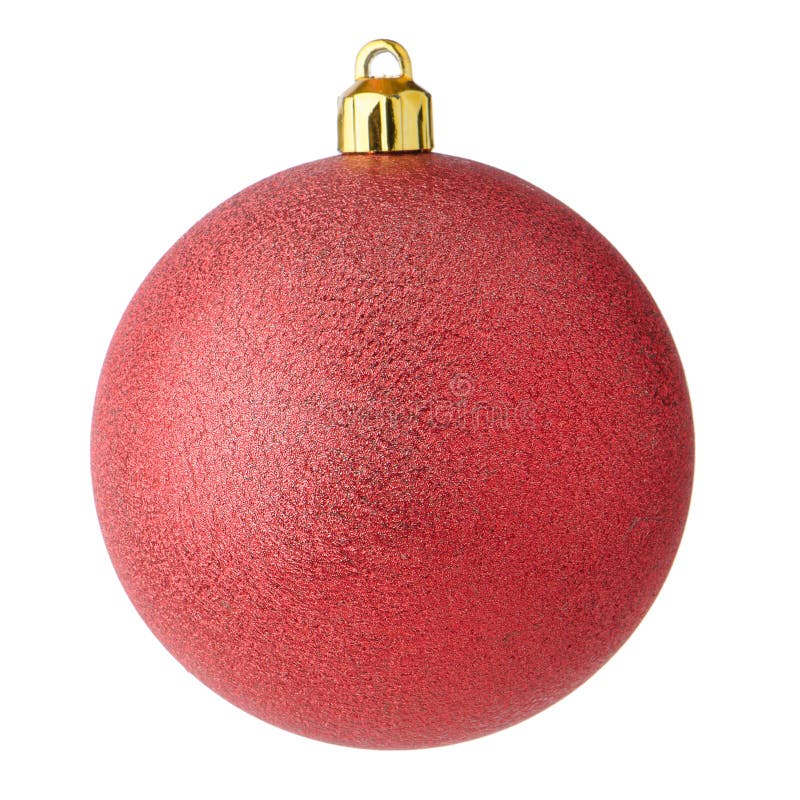 Red Christmas bauble stock image. Image of setting, decor - 105553037