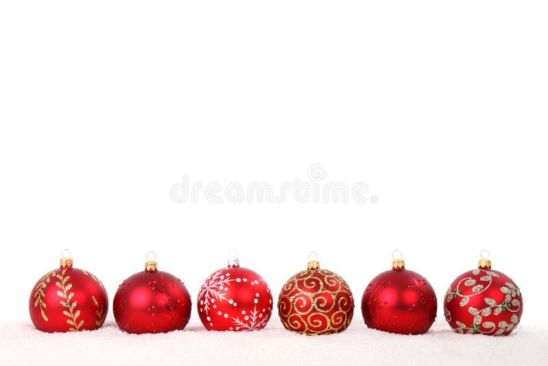 Blue Christmas baubles stock image. Image of christmas - 27719197