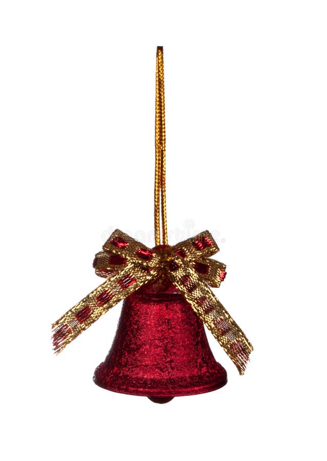 Red Christmas bell stock photo. Image of bell, abstract - 34432280