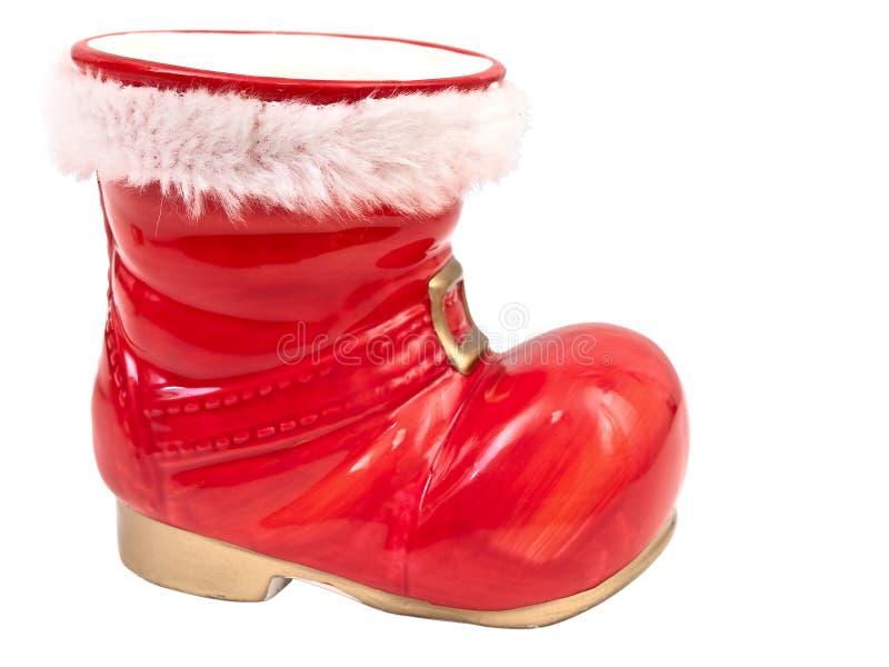 Red Shoes with Xmas Decorations Stock Photo - Image of pink ...