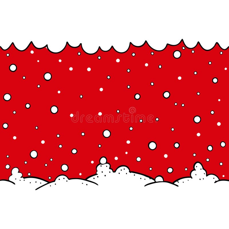 Red Christmas Border Background Snow Particles Falling Snow Texture ...