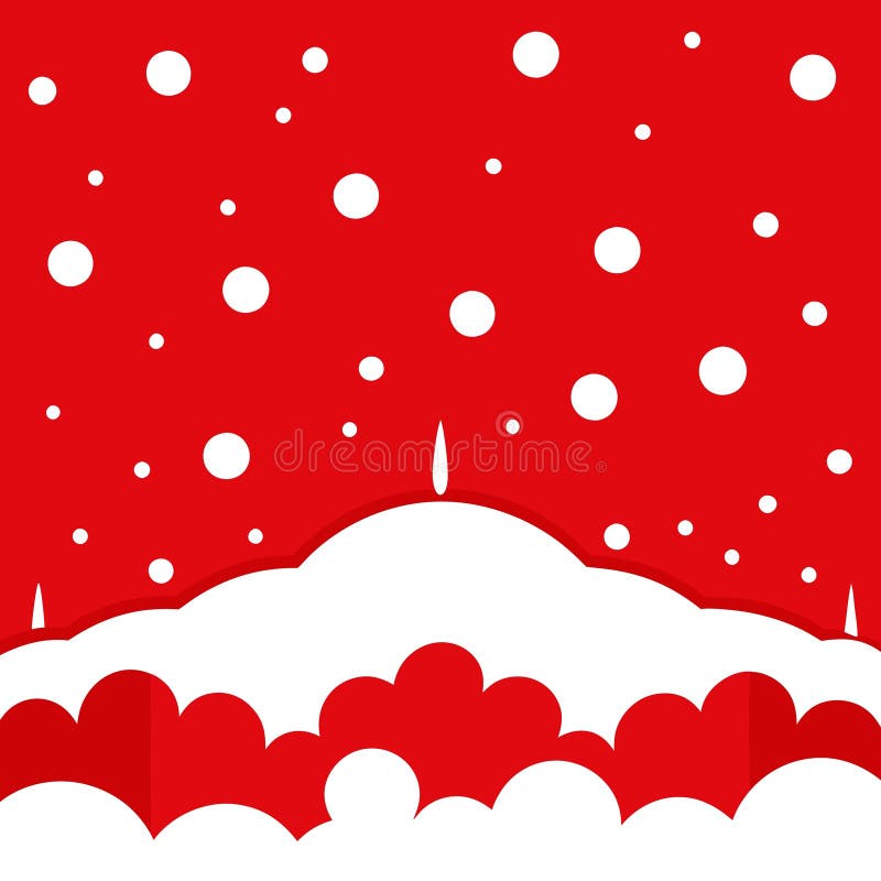 Red Christmas Border Background Snow Particles Falling Snow Texture ...