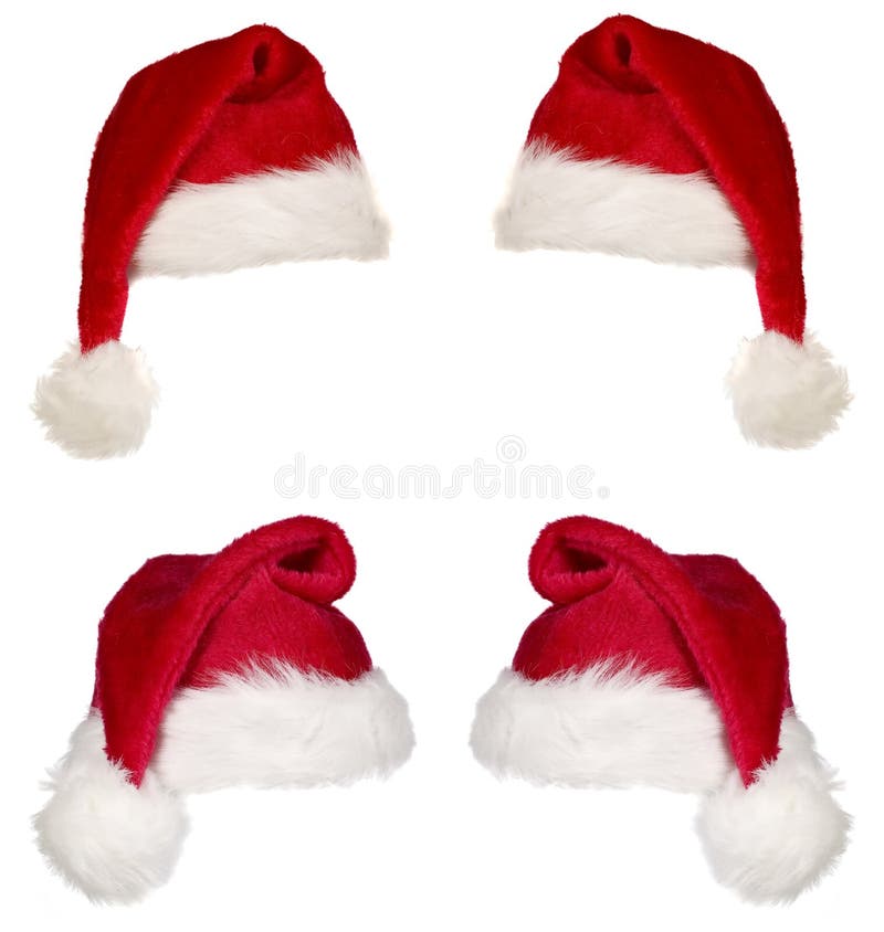 Red christmas cap stock photo. Image of white, xmas, christmas - 12167068