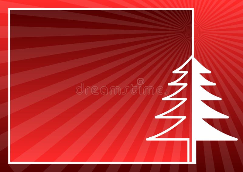 Red christmas card stock illustration. Illustration of post - 16832022
