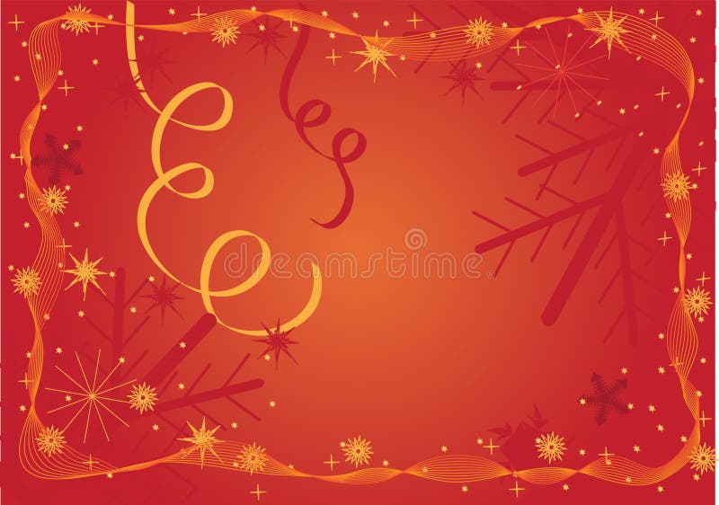 Red christmas frame stock vector. Illustration of light - 3577120