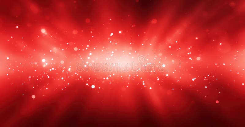 Red Christmas Lights Background. Illustration AI Generative Stock ...