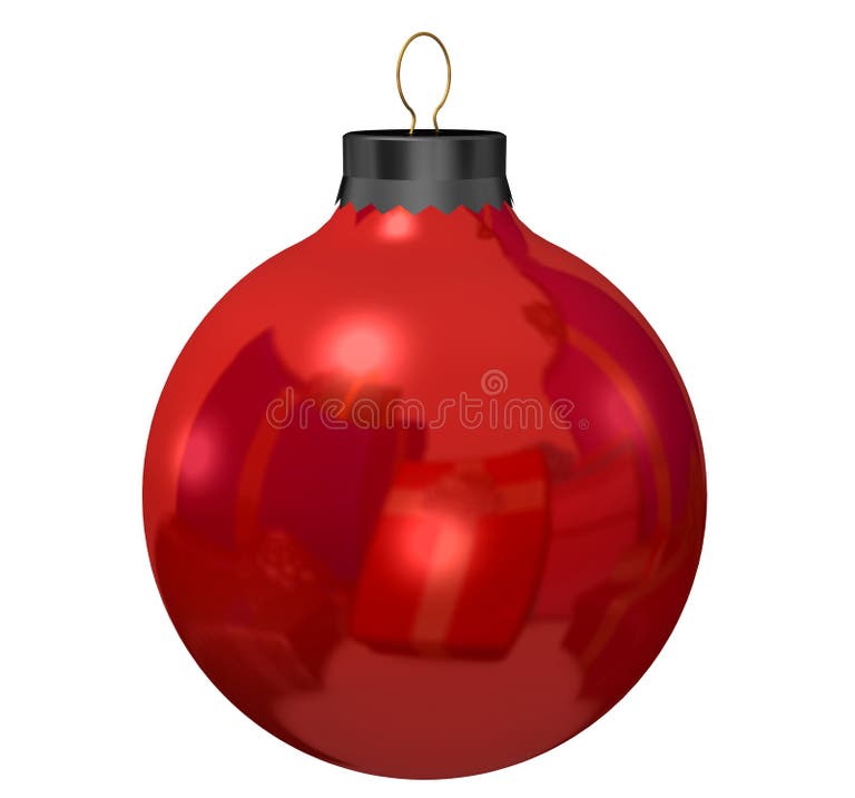 Red Christmas Ornament stock illustration. Illustration of holiday ...