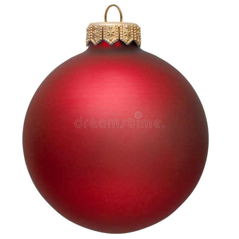 Red christmas ornament . stock photo. Image of bauble - 11775056