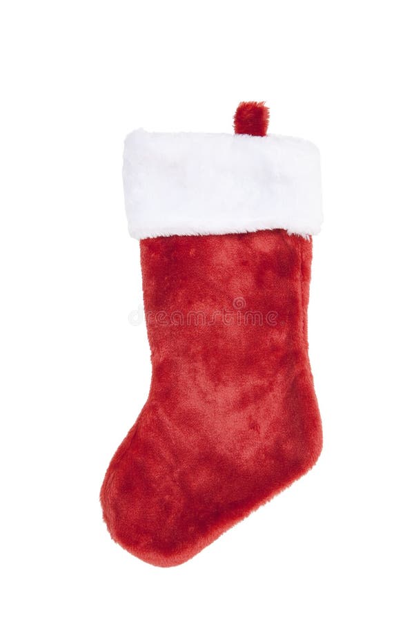 Red Christmas Stocking stock image. Image of close, december - 21439785