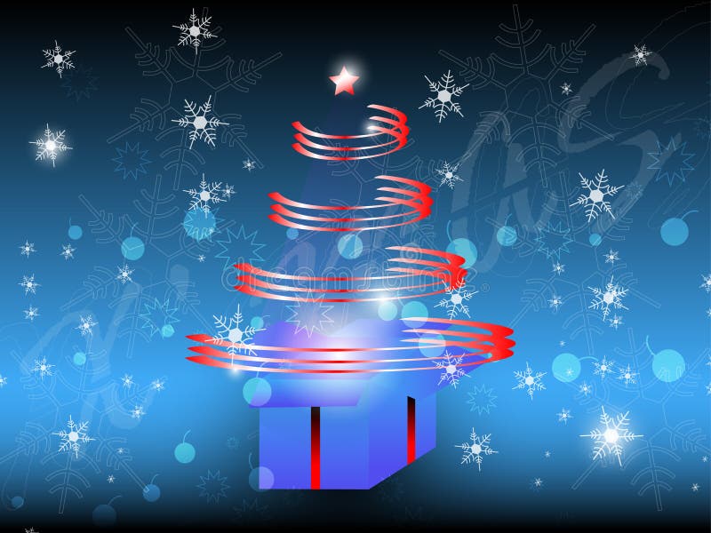 Red Christmas Tree Abstract Background Stock Vector - Illustration of ...