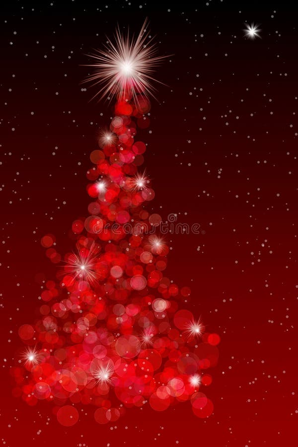 Abstract christmas tree stock illustration. Illustration of abstract ...