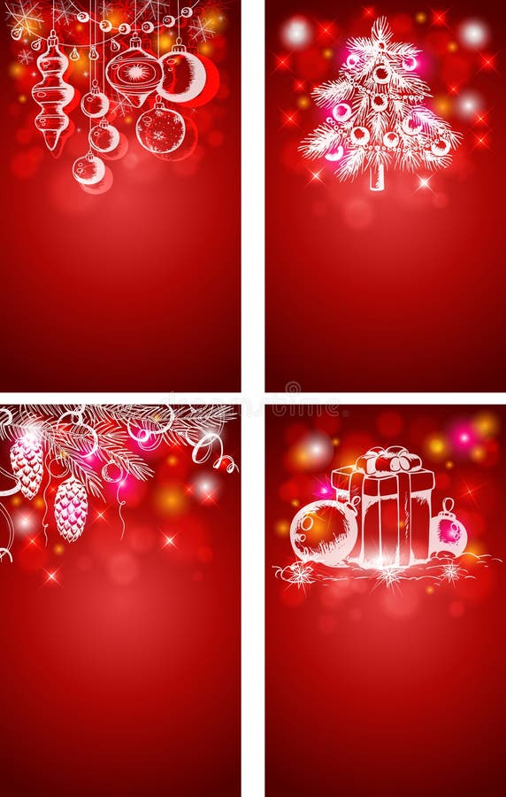 Vertical Red Christmas Backdrop Stock Illustrations – 3,595 Vertical ...