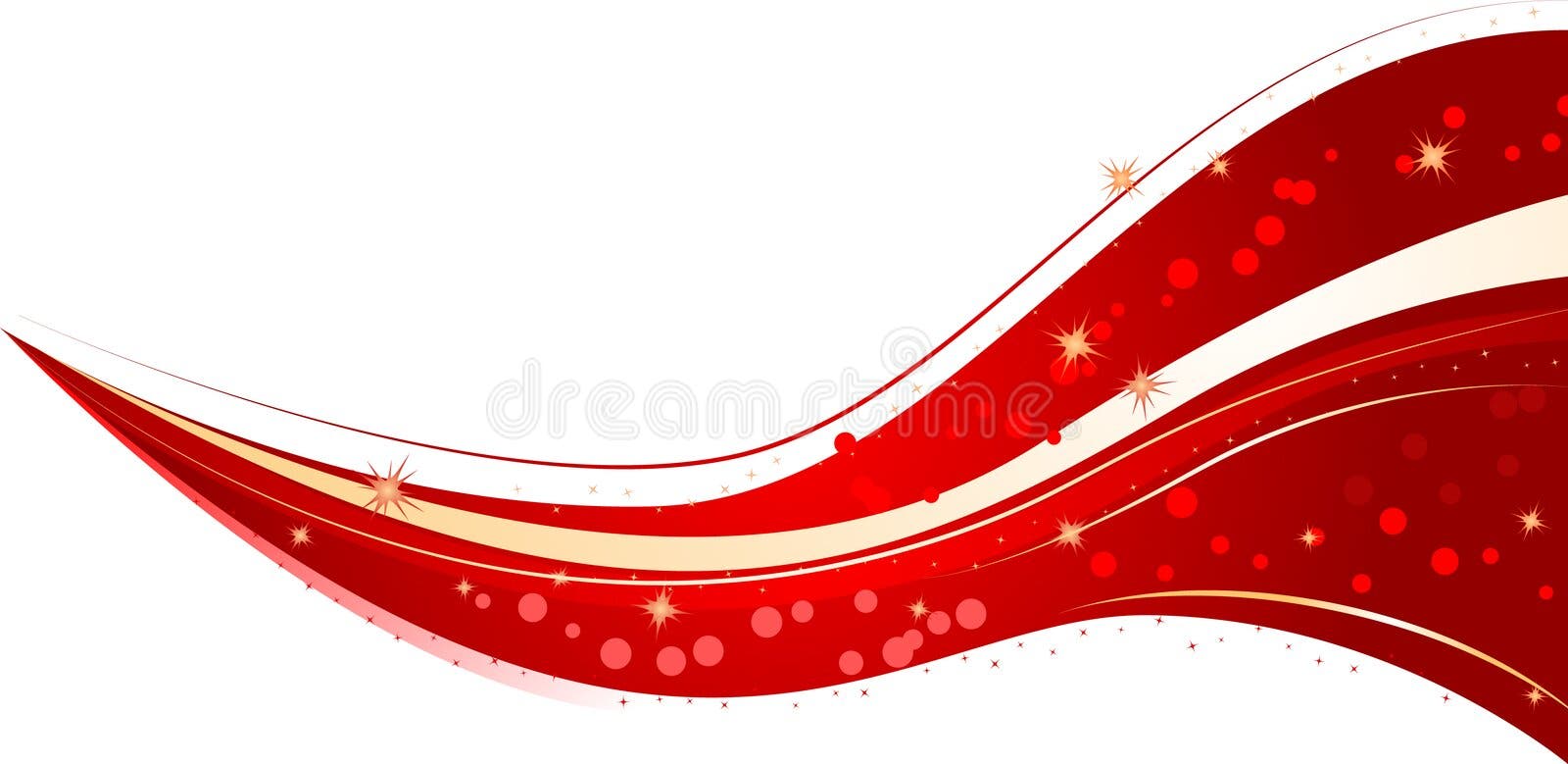 Star Lights on Red stock illustration. Illustration of celebration ...