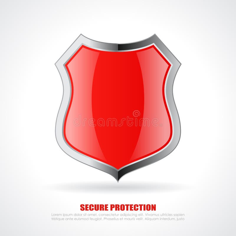 Shiny shields stock vector. Illustration of decoration - 17201533